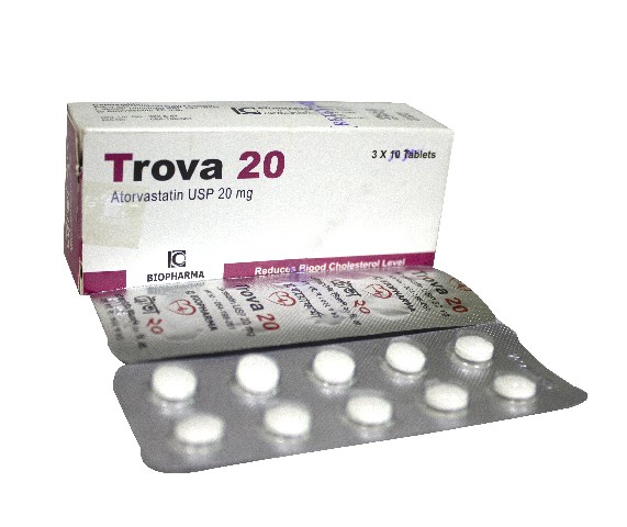 Biopharma || TROVA 20 MG TABLET 30S